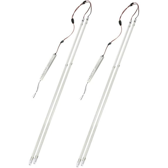 2Pack 3500K Warm Soft kit, 4FT LED Magnetic Mount Retrofit Kit, 24W ...