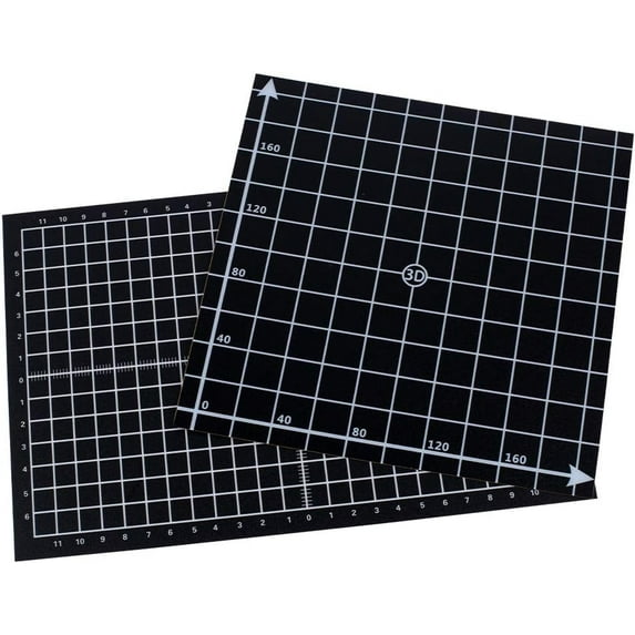 2Pack 3D Printing Build Surface Heat Bed with Easy to Measure Mark 3D ...