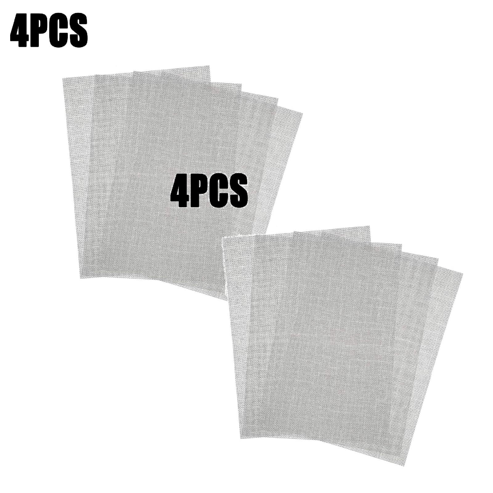 2Pack 4 Pcs Stainless Steel Woven Wire Mesh Panels Metal Mesh Sheet ...