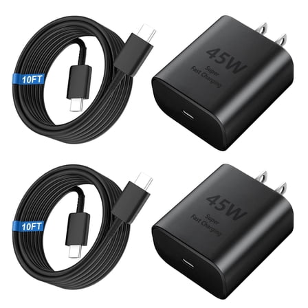 Zacenei iPhone Charger Block,3Pack 2.1A Dual USB Charger Block w/ 3Pack ...