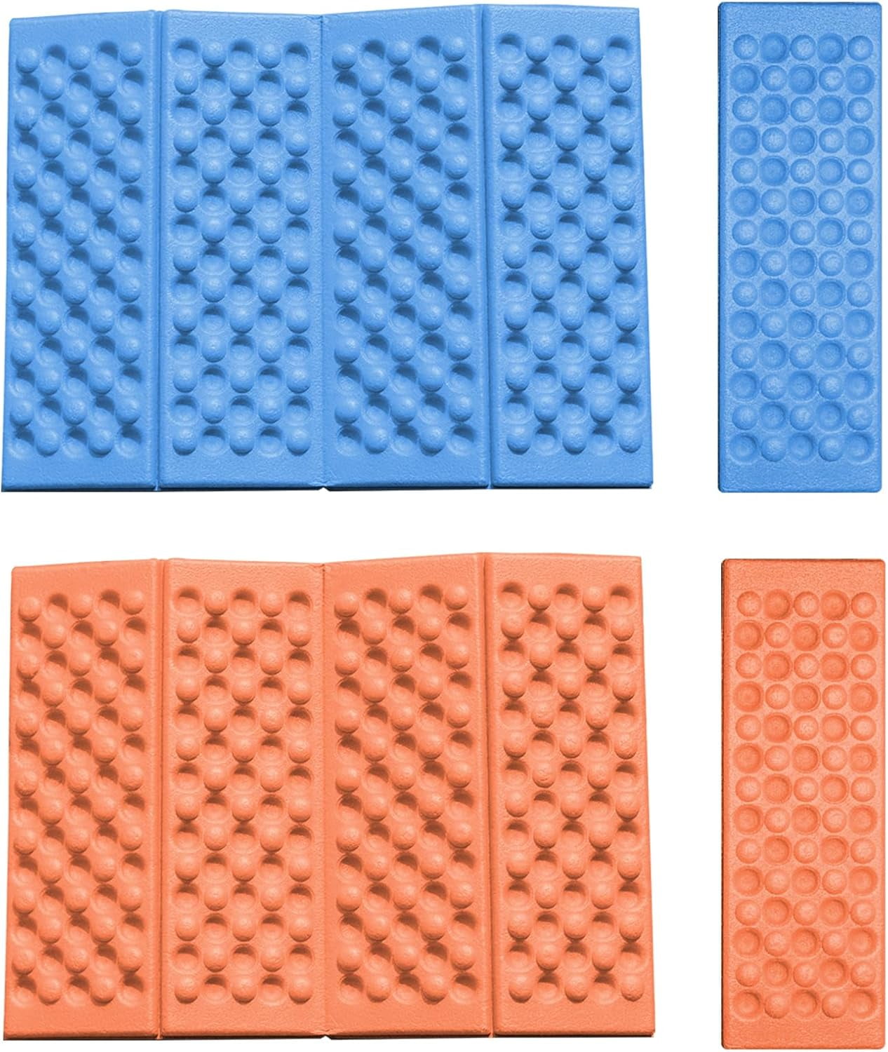 2Pack/ 4Pack Camping Foam Pad, Foldable Sit Pad Waterproof Foam Seat ...