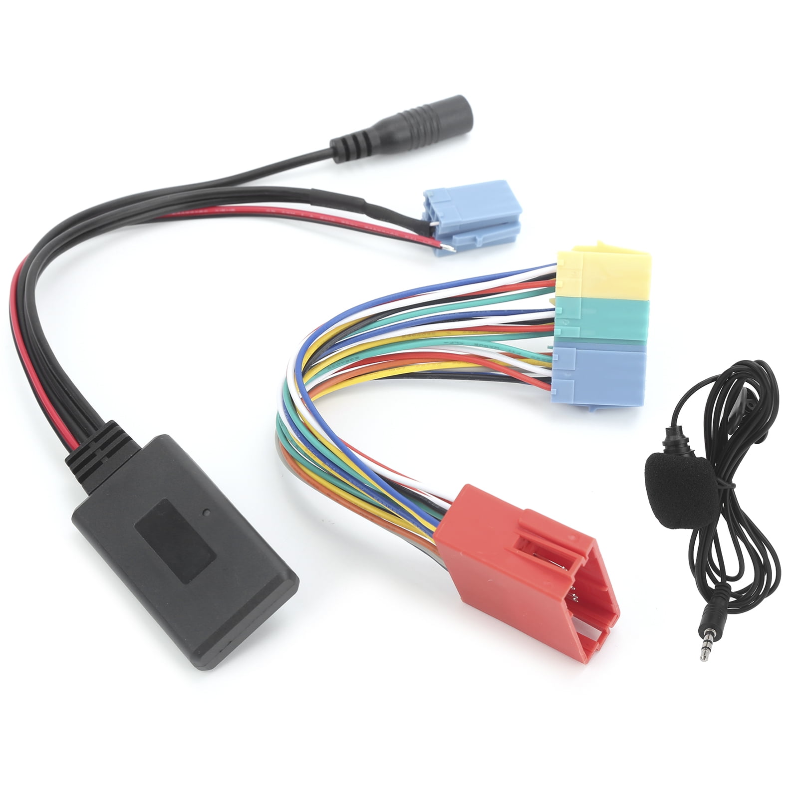 (2Pack) 4Pin 12Pin Car Bluetooth 5.0 Audio Cable Microphone Handsfree Adapter Fit for MMI AMI 3G ...