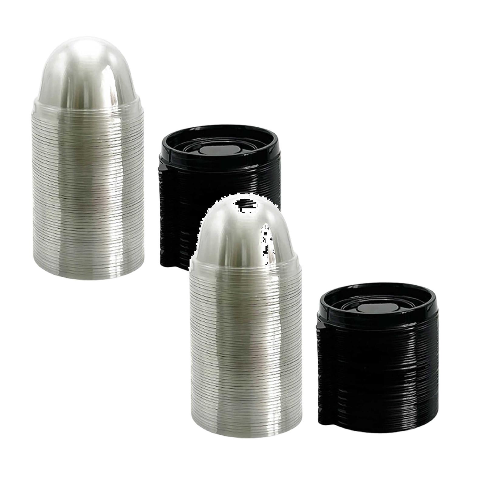 2Pack 50 Mini Cake Boxes With Dome Lids Individual Plastic Cupcake ...