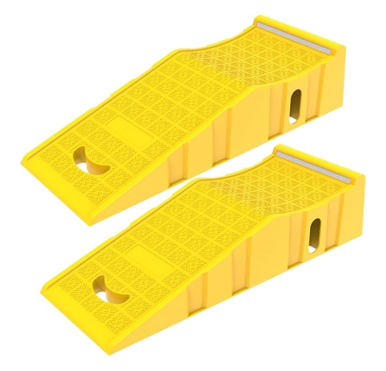 2Pack 6″ Yellow Lift Car Ramps - 10,000 lbs Capacity per Pair, Non-Slip ...