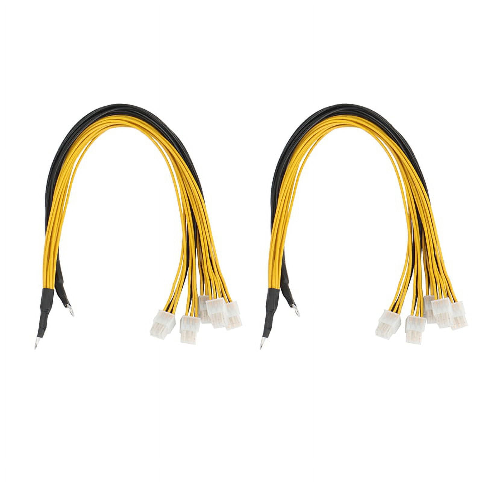 2Pack 6Pin Connector Server Power Supply Cable PCIe Express for Antminer S9 S9I Z9 fo xc6177 ...