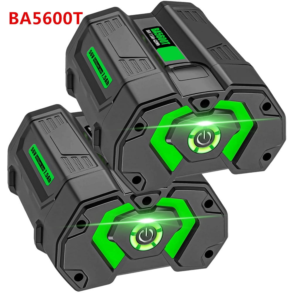 2Pack 7.5Ah Battery For EGO 56V 56Volt BA1400 POWER+ Lithium Ion BA2240 ...