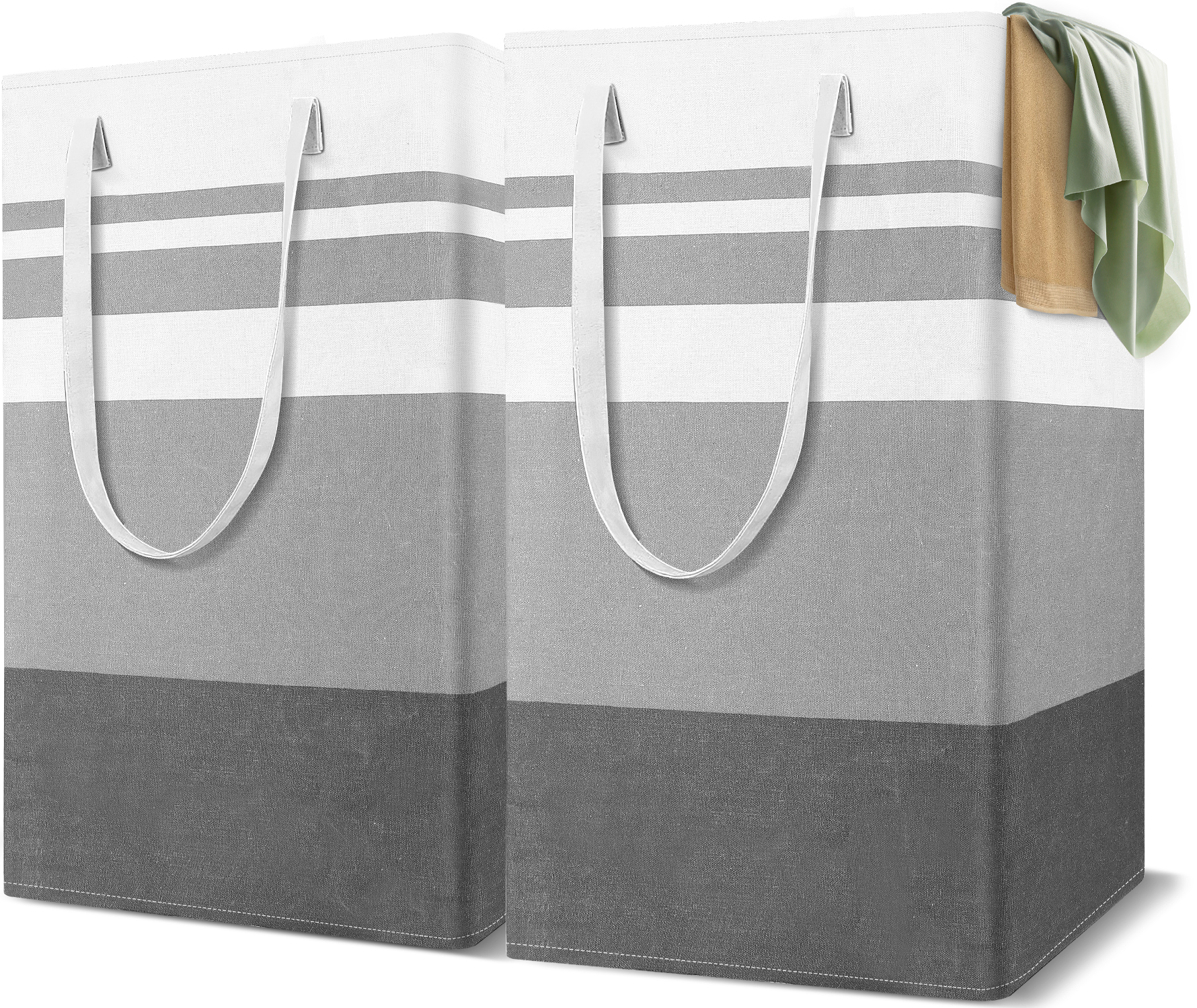 Rectangular Fabric Storage Box - Waterproof hamper | Collapsible Square ...