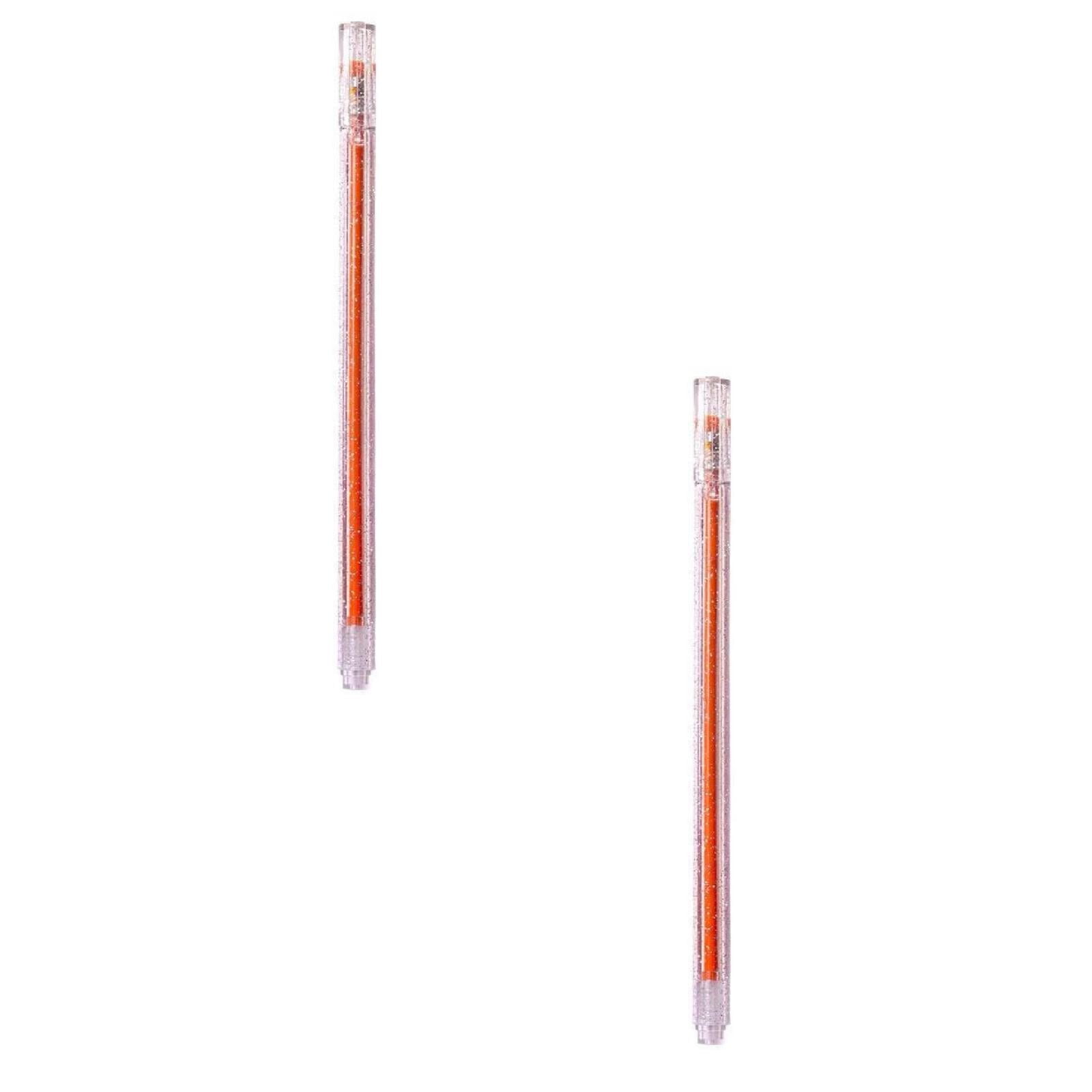 2Pack 8 Color Glitter Marker Multicolor Quicksand Gel Pen. Diy Greeting ...