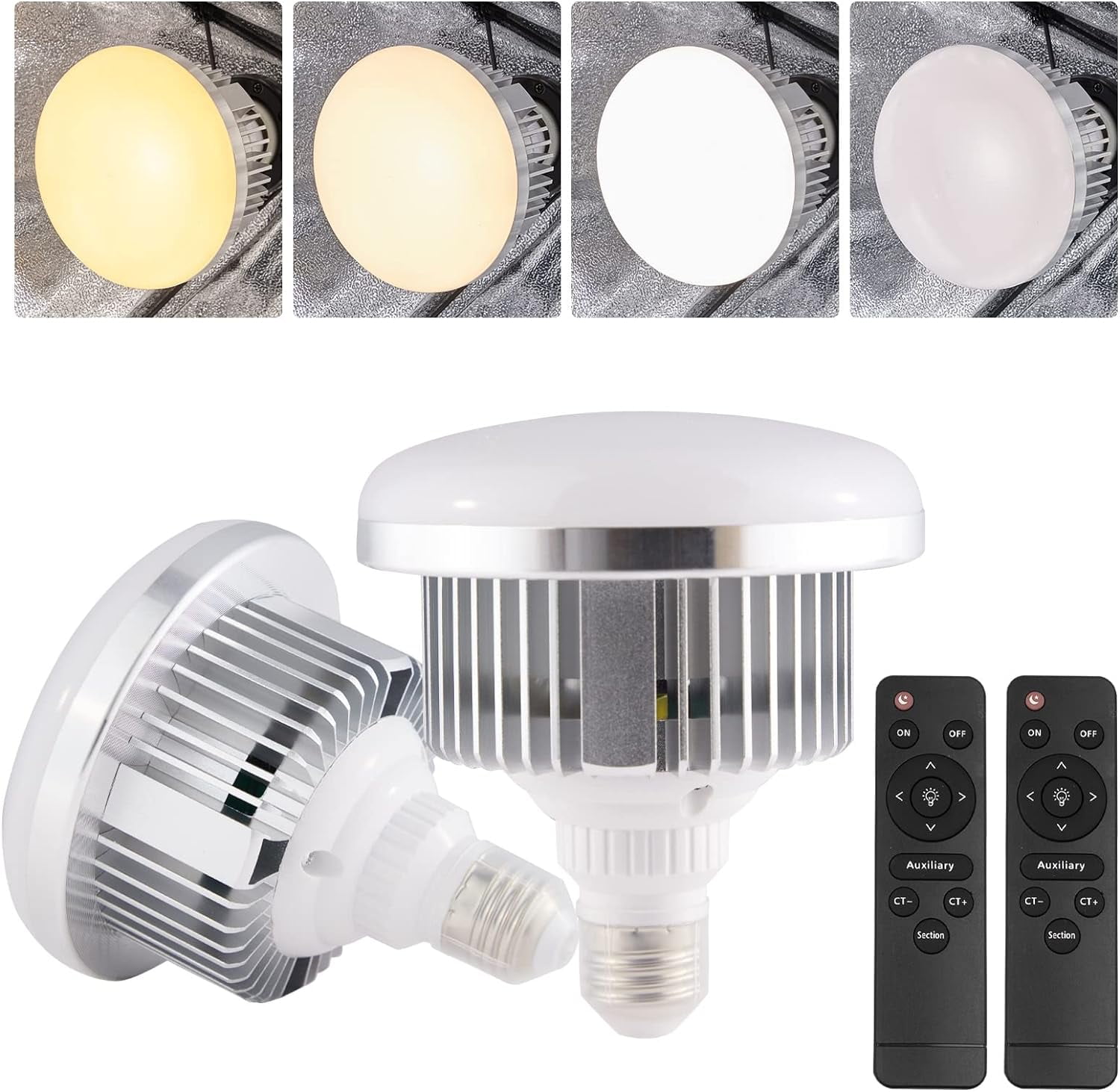 2Pack 85W Photography Light Bulb for Softbox Lighting Kit Photography ...