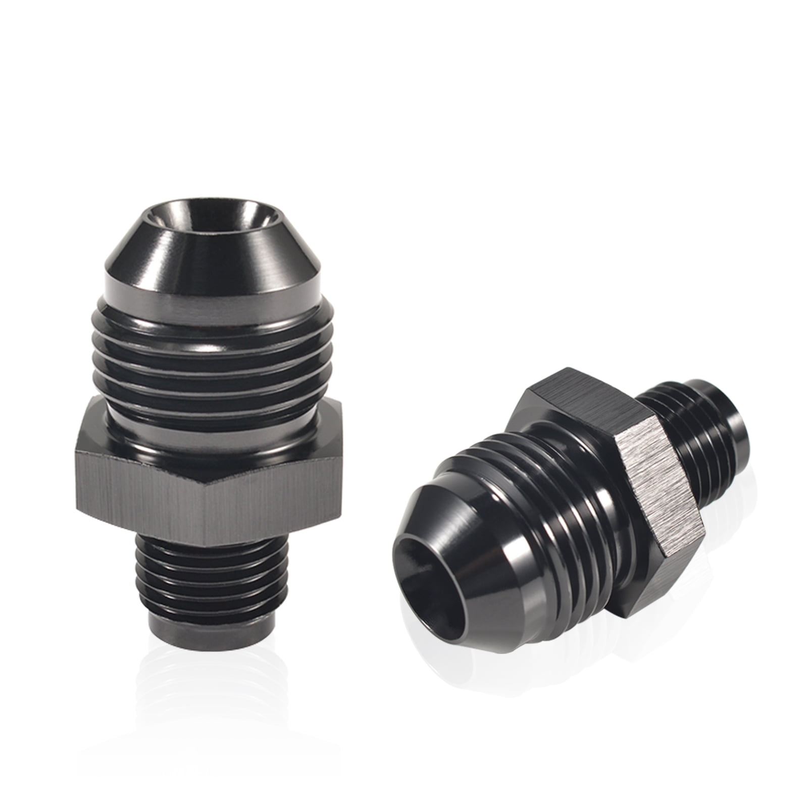 2Pack 8AN Male Flare to 1/2 x 20 Male Thread Inverted Seat Adaptor ...