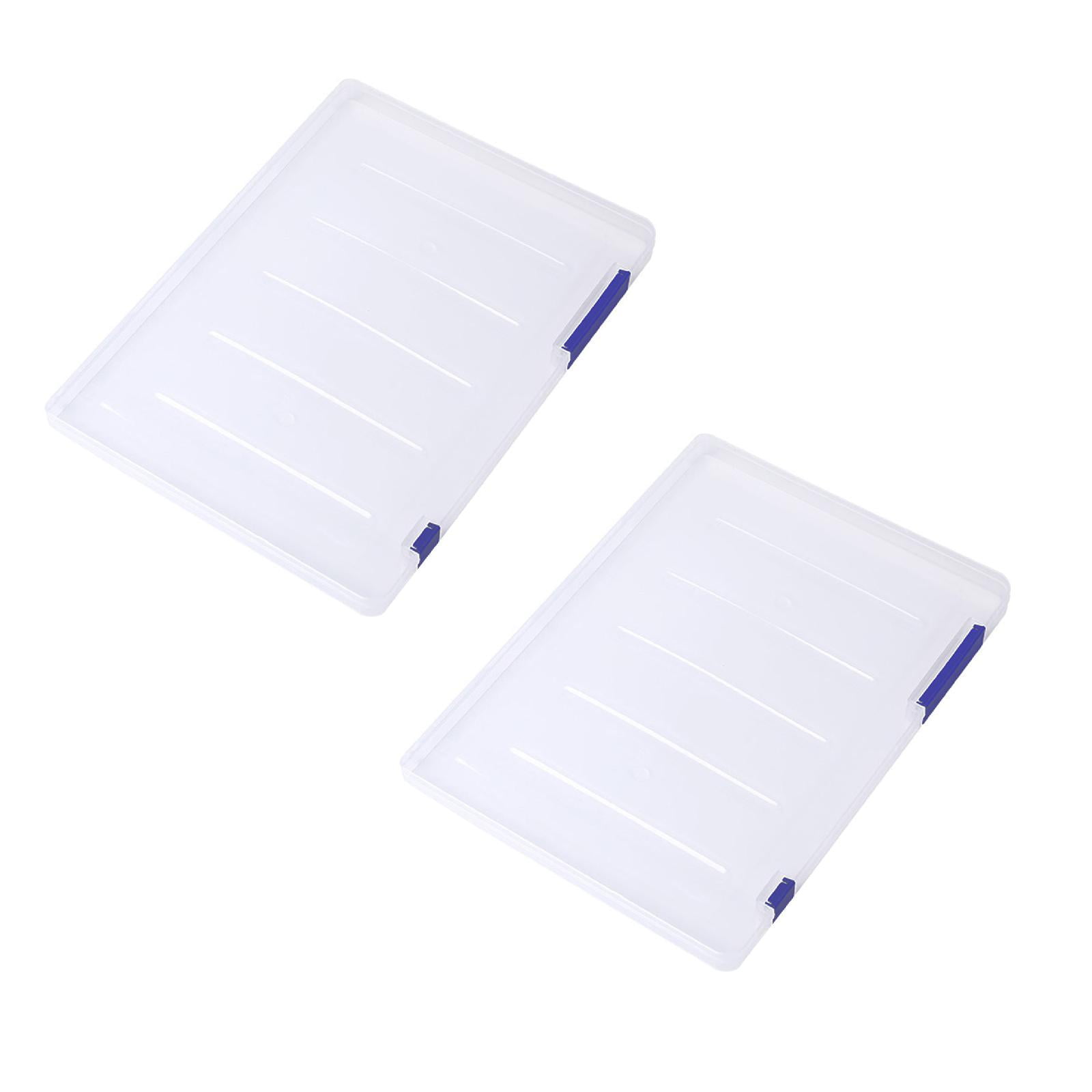 2Pack A4 Plastic Paper Organizer Magazine Case Paper Holder Case Photo ...