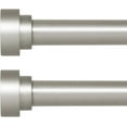 2Pack Adjustable Heavy Duty Curtain Rods 48-84 Inch, 1 Inch Telescoping ...