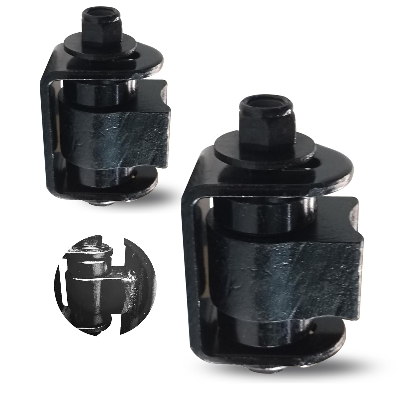 2Pack Adjustable Yoke Pivot Bearing Gate Hinge, Heavy Duty Sealed ...