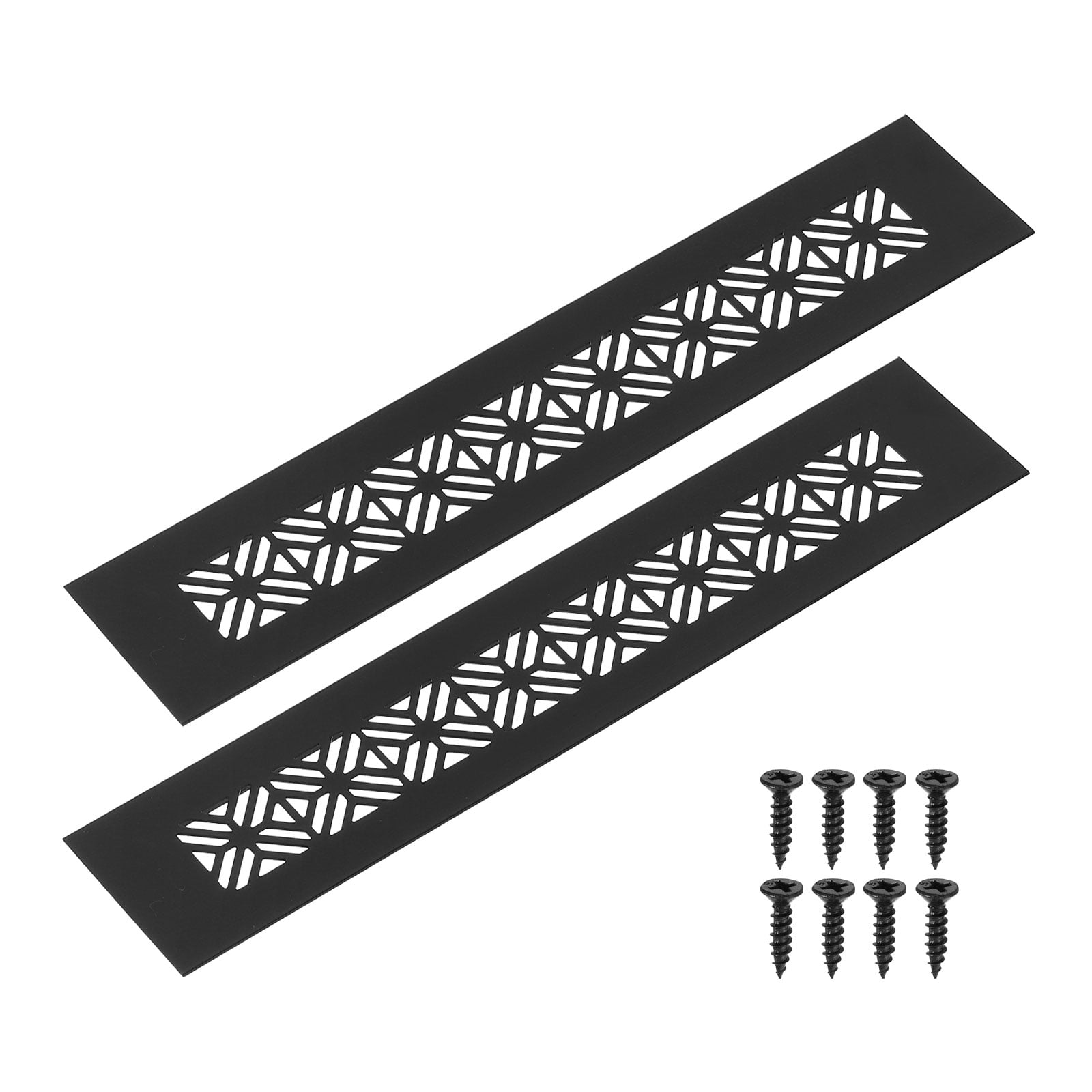 2Pack Aluminum Alloy Air Vents, 250 x 50mm / 9.8 x 2" Rectangle ...
