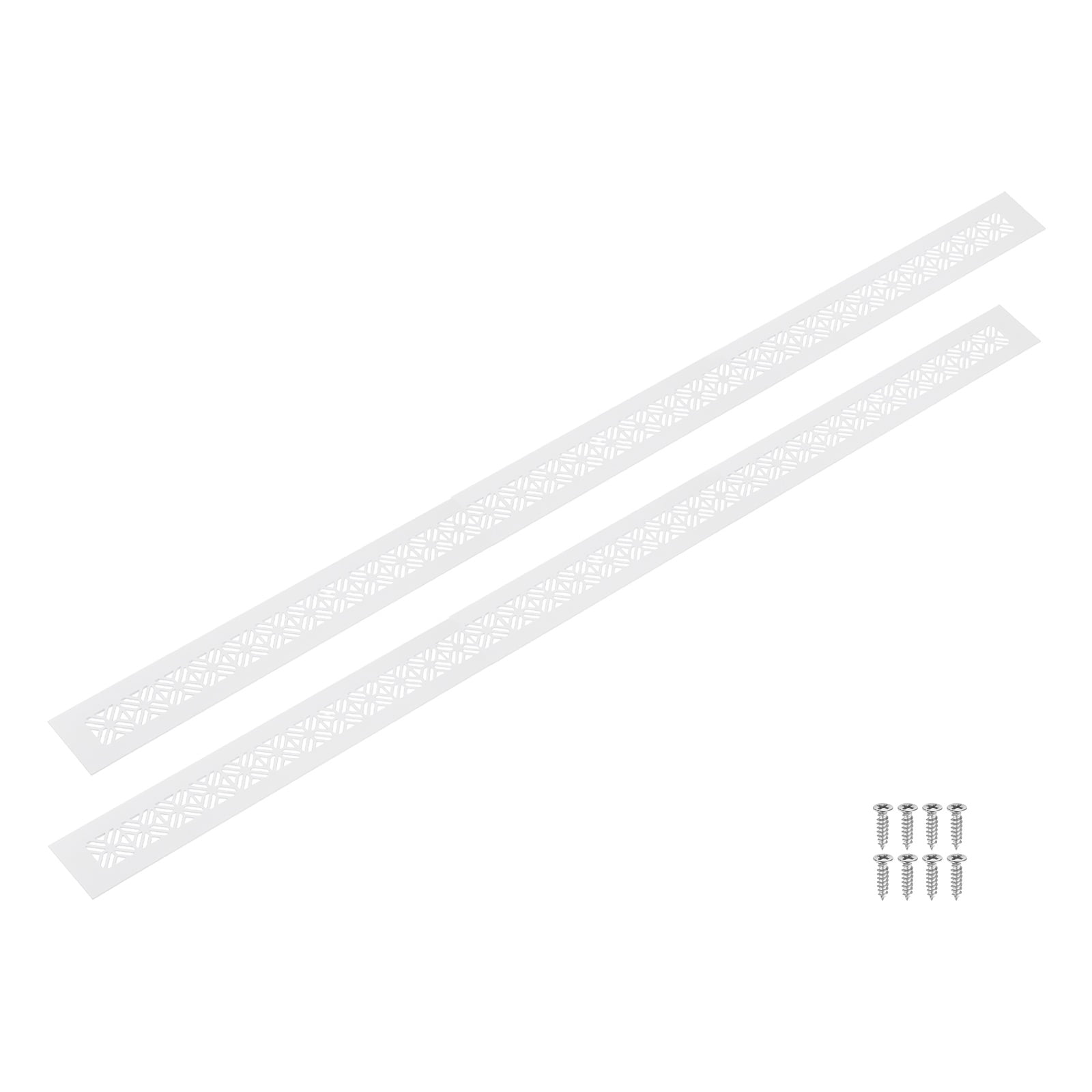 2Pack Aluminum Alloy Air Vents, 800 x 50mm / 31.5 x 2" Rectangle ...