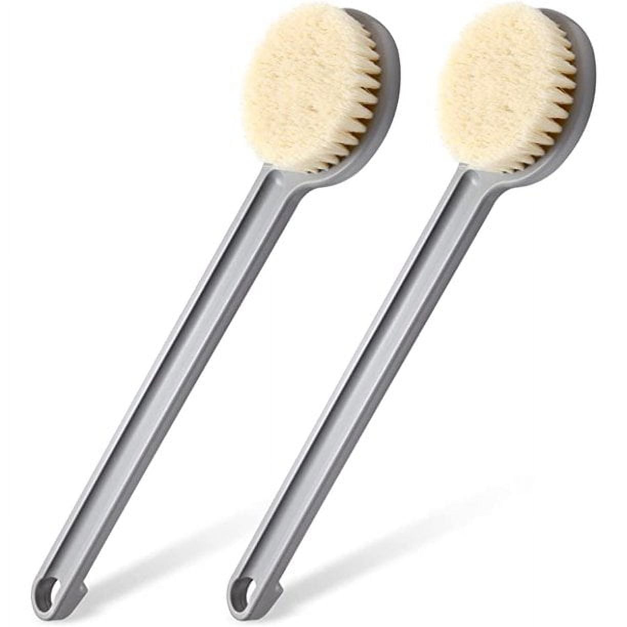 2Pack Back Scrubber for Shower, Back Scrubber Long Handle with Soft and ...