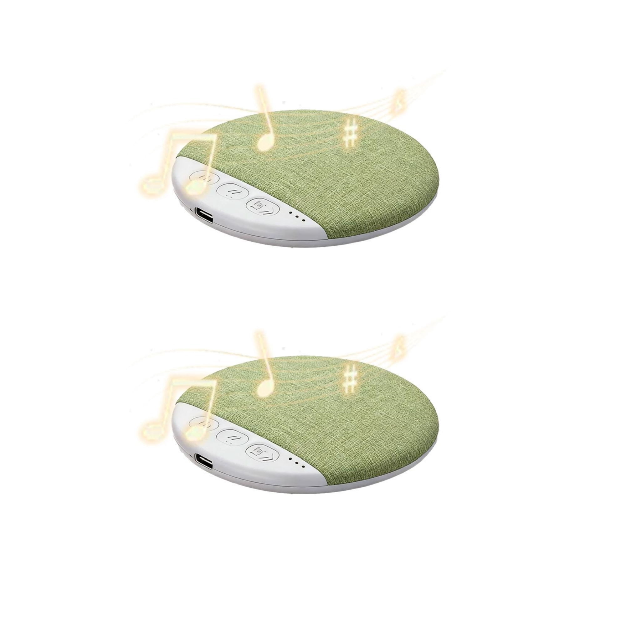 2Pack Bluetooth Pillow Speaker for Sleeping with White Noise Timer ...