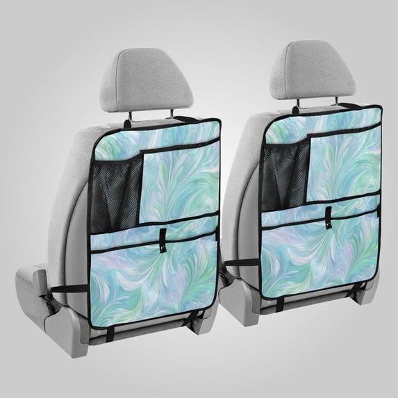 2Pack Car Back Seat Organizer Antique Nylon Fabric Thickened Waterproof ...