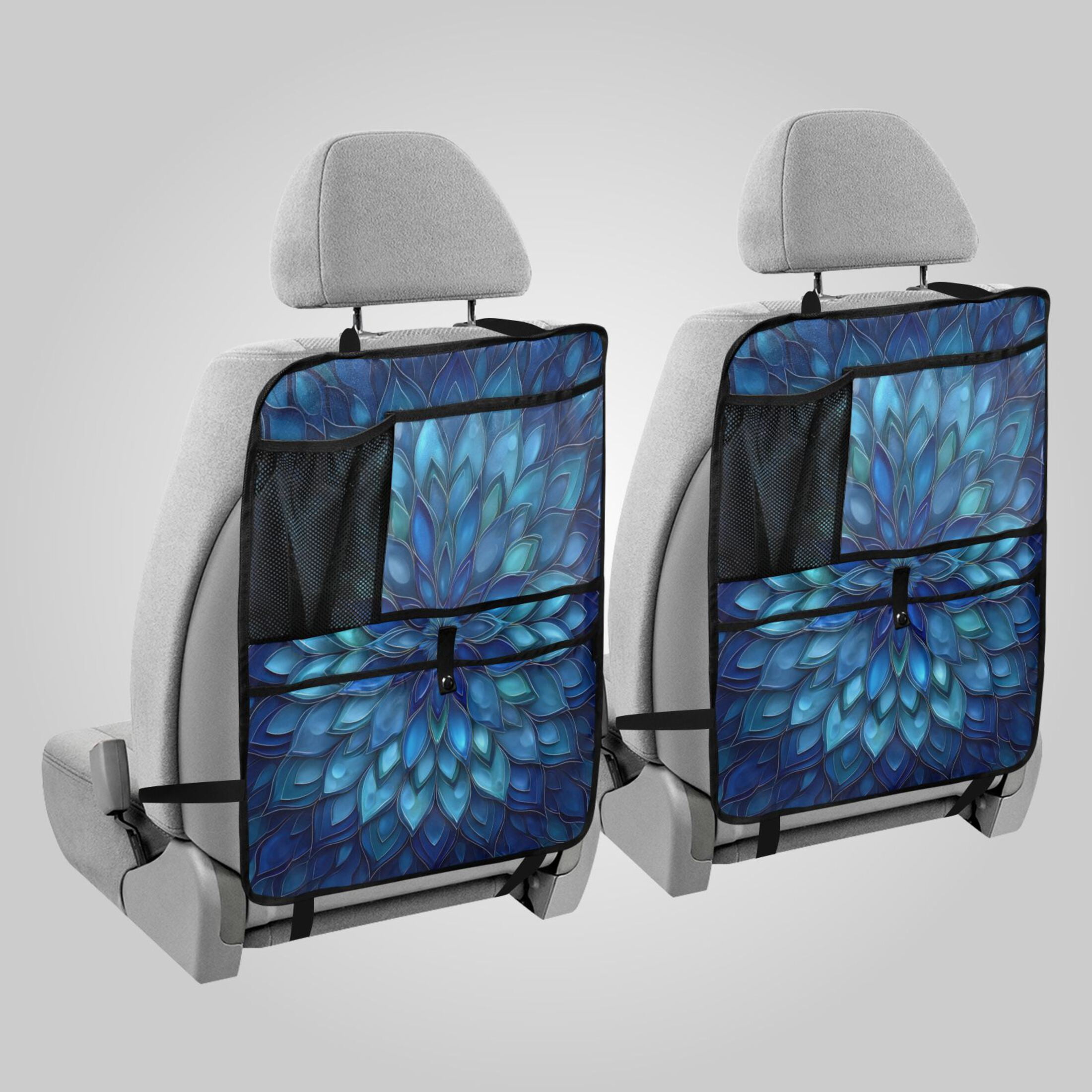 2Pack Car Back Seat Organizer Antique Nylon Fabric Thickened Waterproof ...