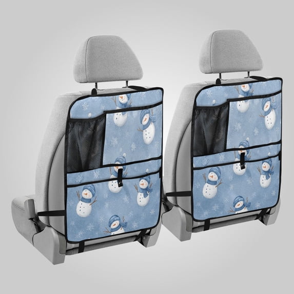 2Pack Car Back Seat Organizer Antique Nylon Fabric Thickened Waterproof ...