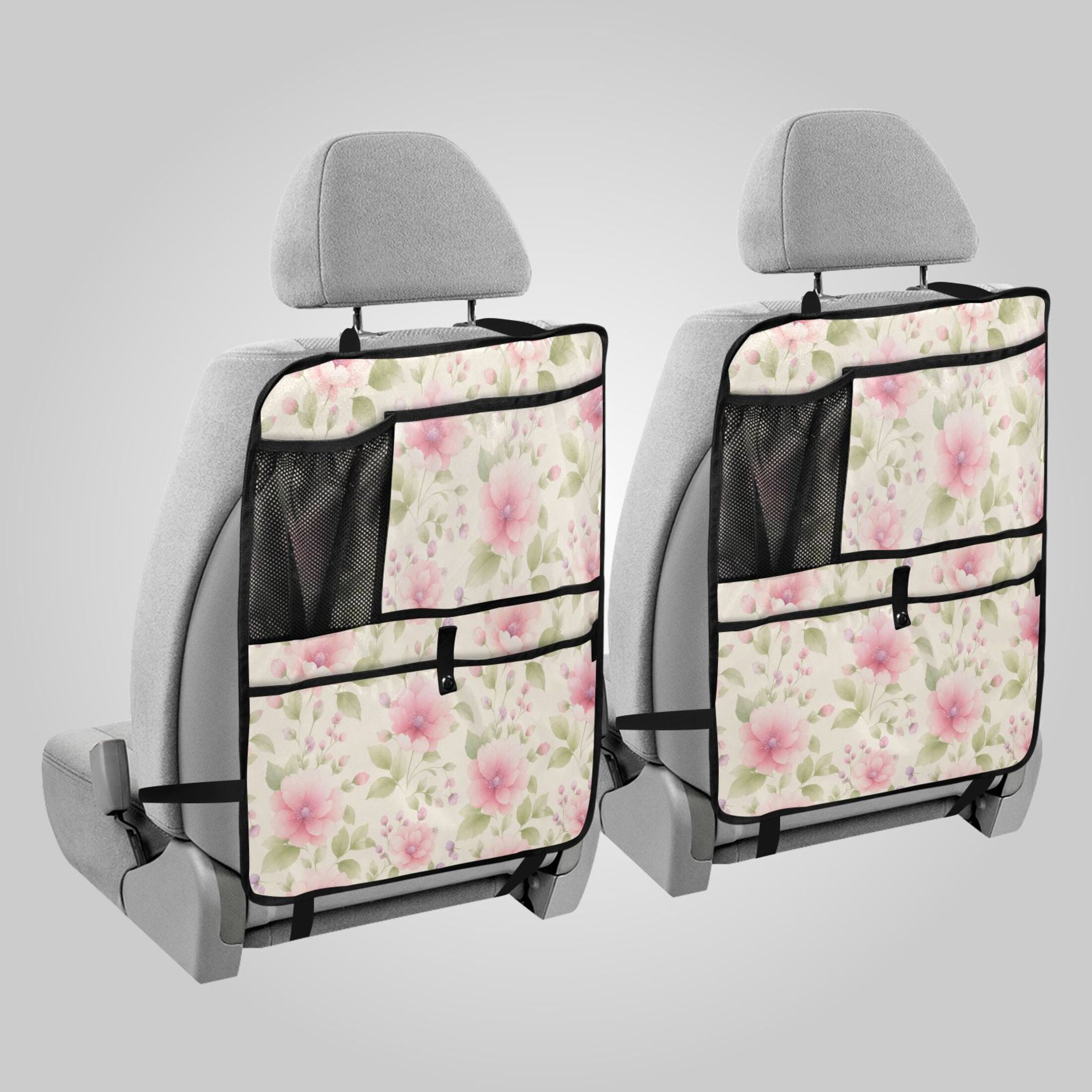 2Pack Car Back Seat Organizer Antique Nylon Fabric Thickened Waterproof ...