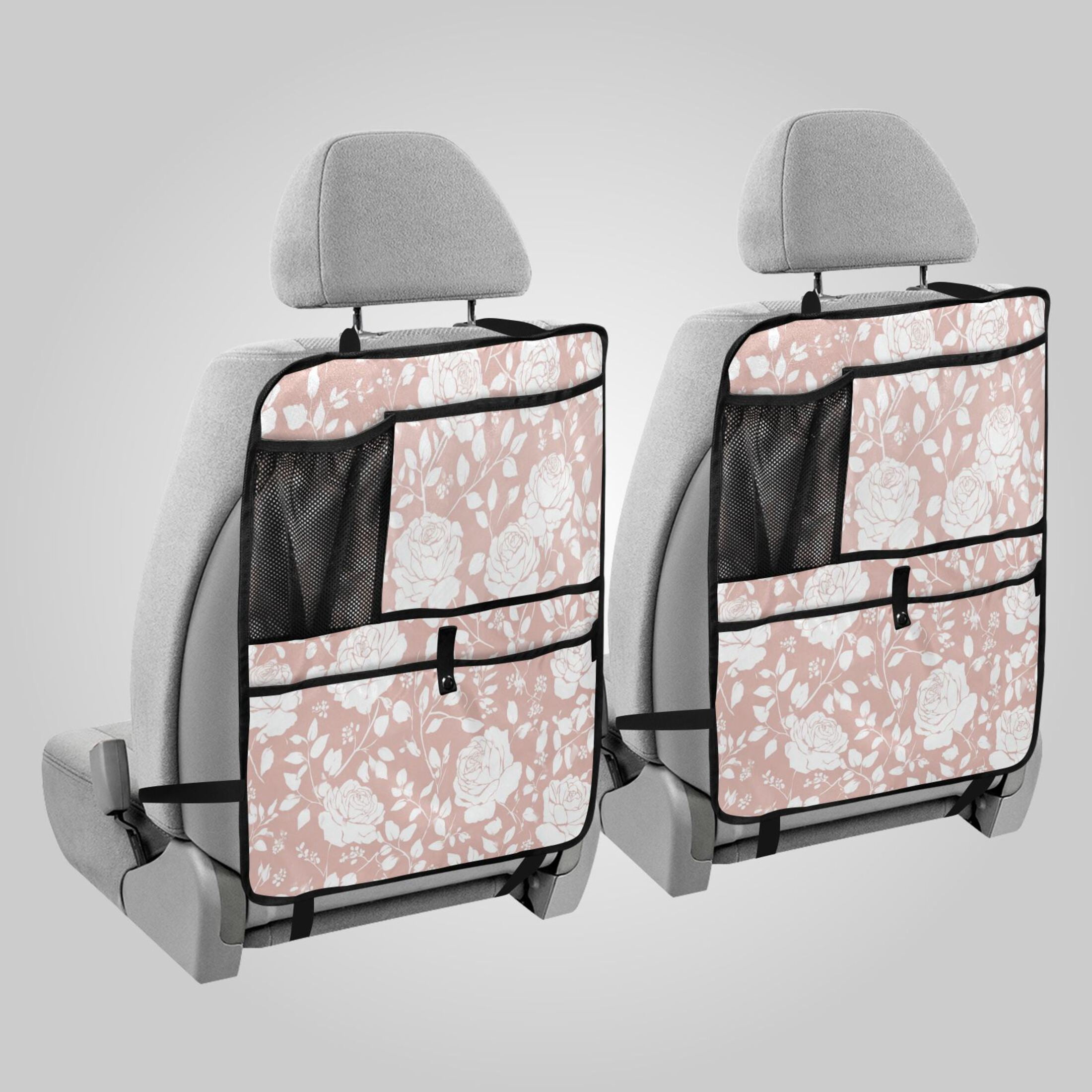 2Pack Car Back Seat Organizer Antique Nylon Fabric Thickened Waterproof ...