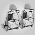 2Pack Car Back Seat Organizer Antique Nylon Fabric Thickened Waterproof ...