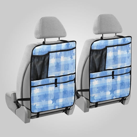 2Pack Car Back Seat Organizer Antique Nylon Fabric Thickened Waterproof ...