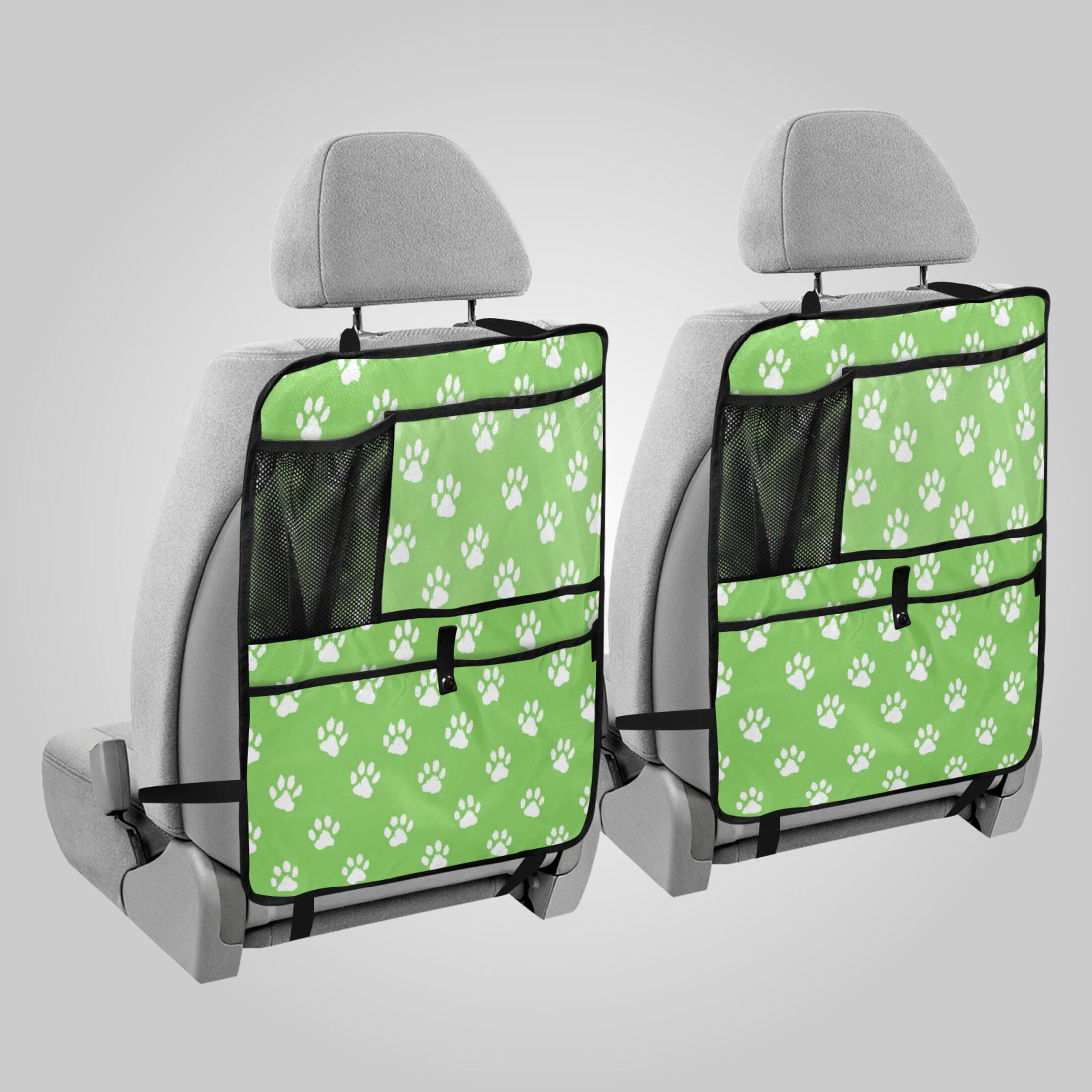 2Pack Car Back Seat Organizer Antique Nylon Fabric Thickened Waterproof ...