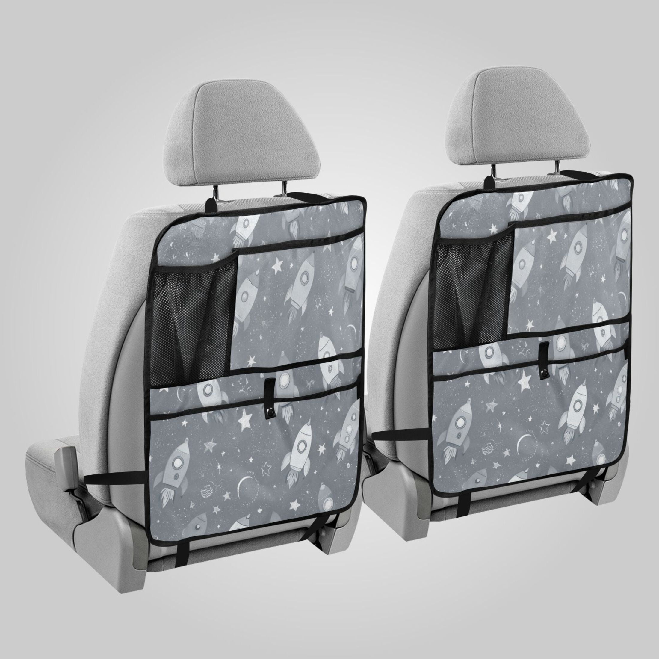 2Pack Car Back Seat Organizer Antique Nylon Fabric Thickened Waterproof ...