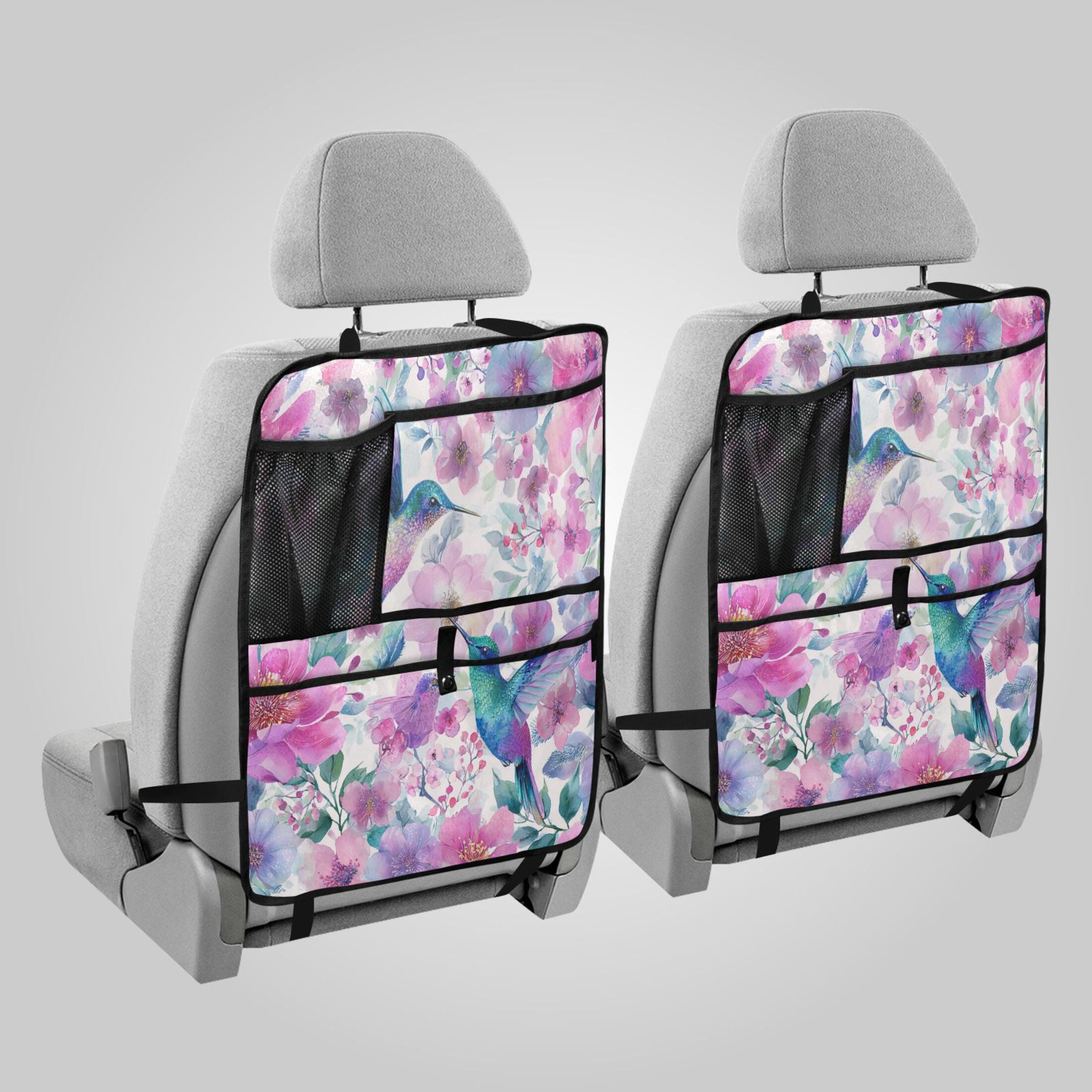 2Pack Car Back Seat Organizer Antique Nylon Fabric Thickened Waterproof ...