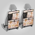 2Pack Car Back Seat Organizer Antique Nylon Fabric Thickened Waterproof ...