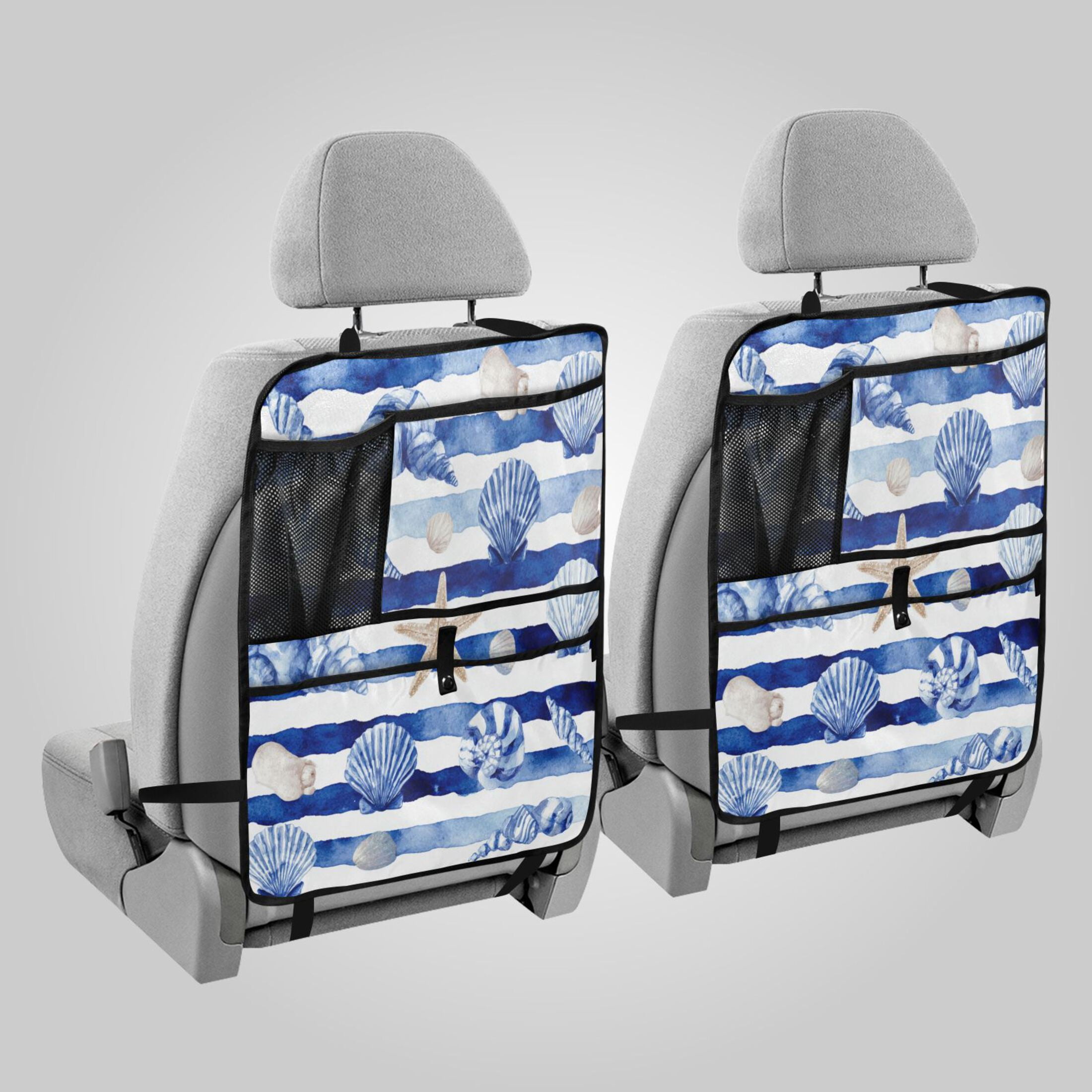 2Pack Car Back Seat Organizer Antique Nylon Fabric Thickened Waterproof ...