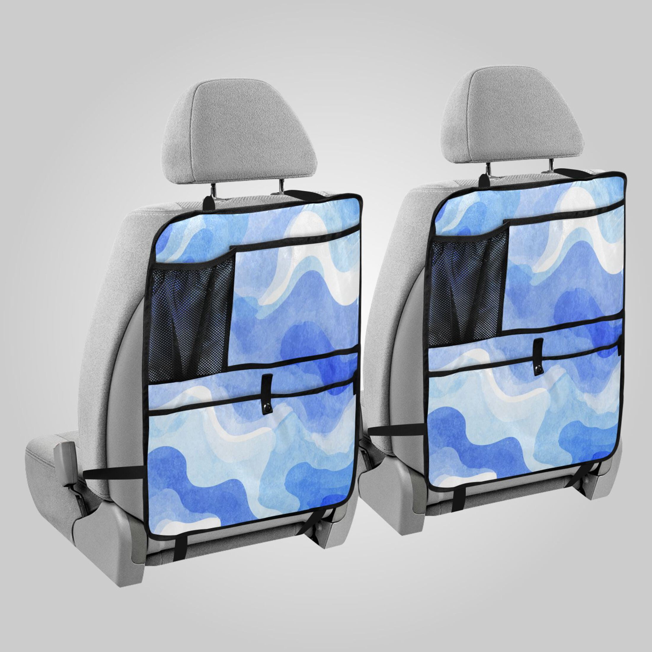 2Pack Car Back Seat Organizer Antique Nylon Fabric Thickened Waterproof ...