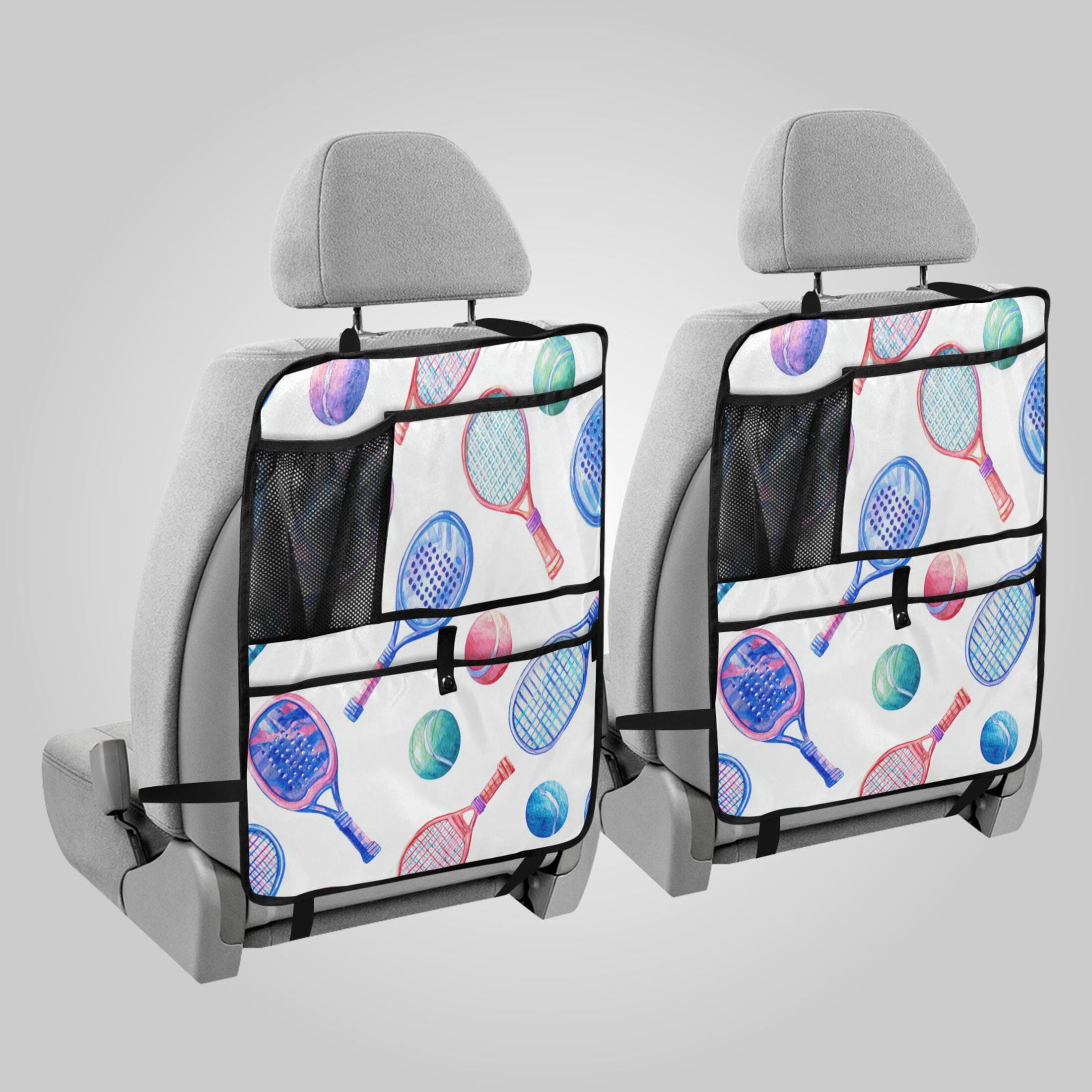 2Pack Car Back Seat Organizer Antique Nylon Fabric Thickened Waterproof ...