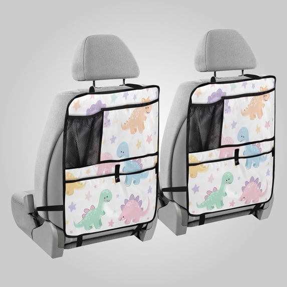 2Pack Car Back Seat Organizer Antique Nylon Fabric Thickened Waterproof ...