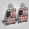 2Pack Car Back Seat Organizer Antique Nylon Fabric Thickened Waterproof ...