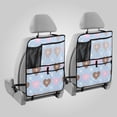 2Pack Car Back Seat Organizer Antique Nylon Fabric Thickened Waterproof ...