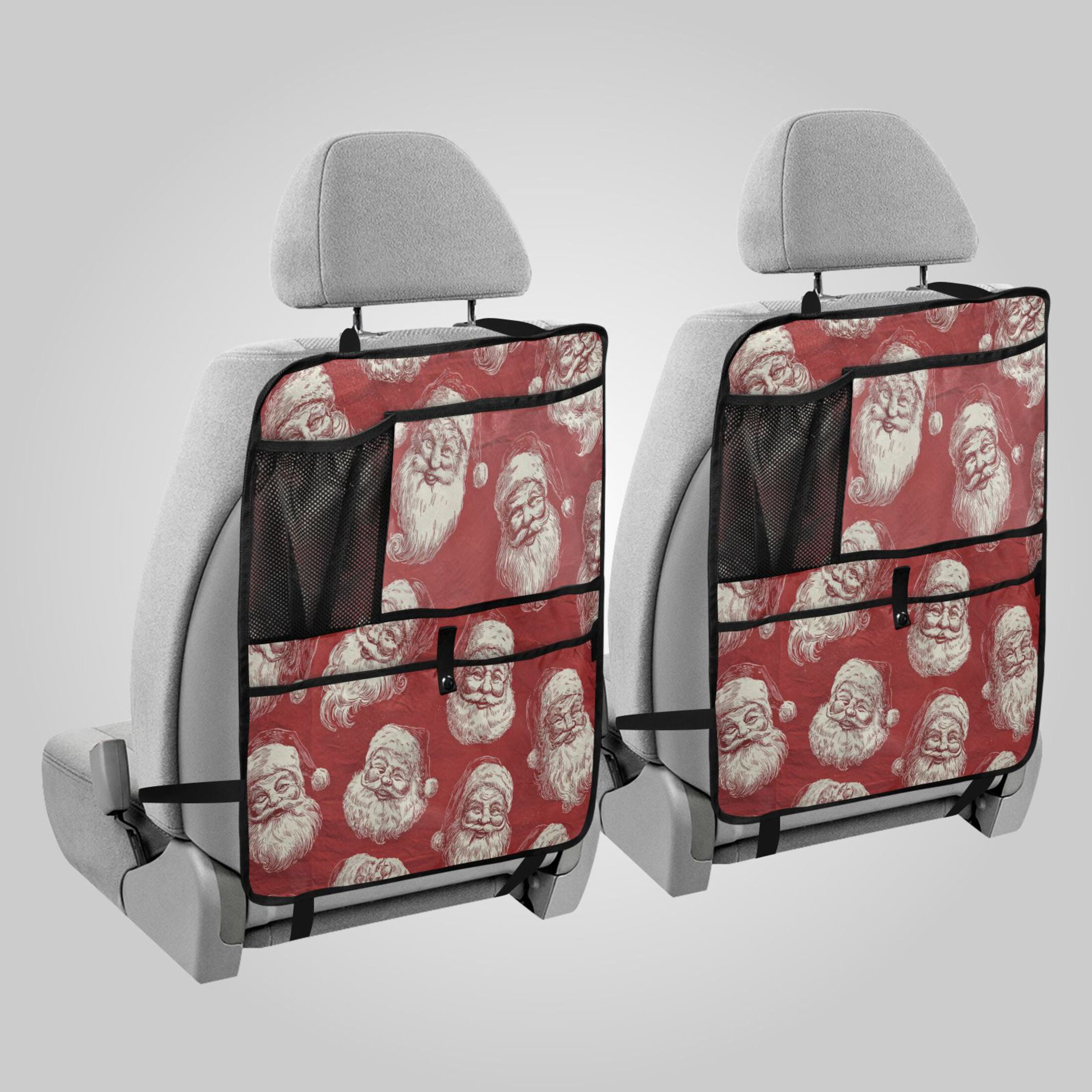 2Pack Car Back Seat Organizer Antique Nylon Fabric Thickened Waterproof ...
