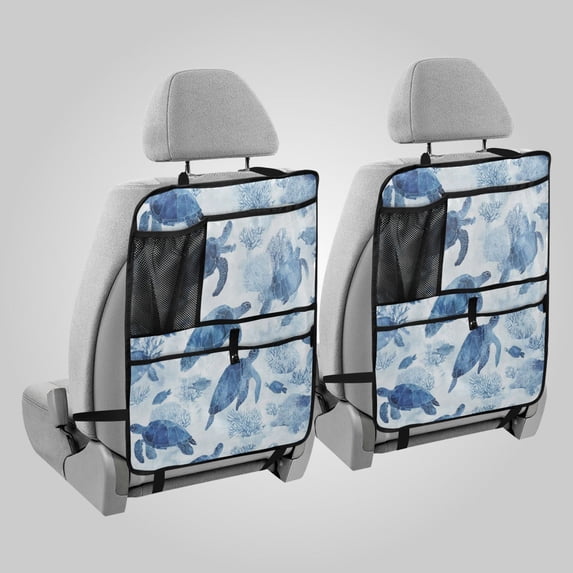 2Pack Car Back Seat Organizer Antique Nylon Fabric Thickened Waterproof ...