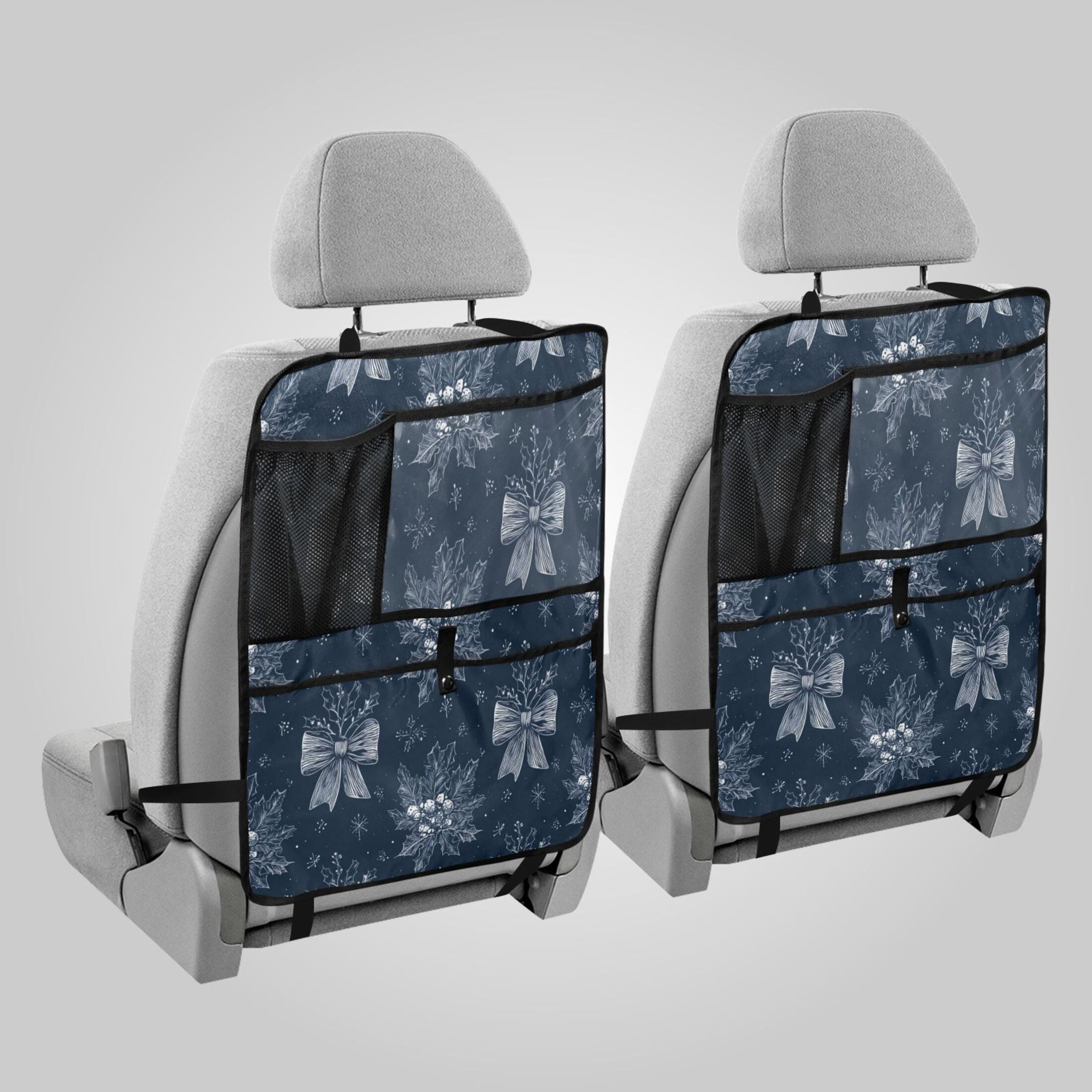2Pack Car Back Seat Organizer Antique Nylon Fabric Thickened Waterproof ...