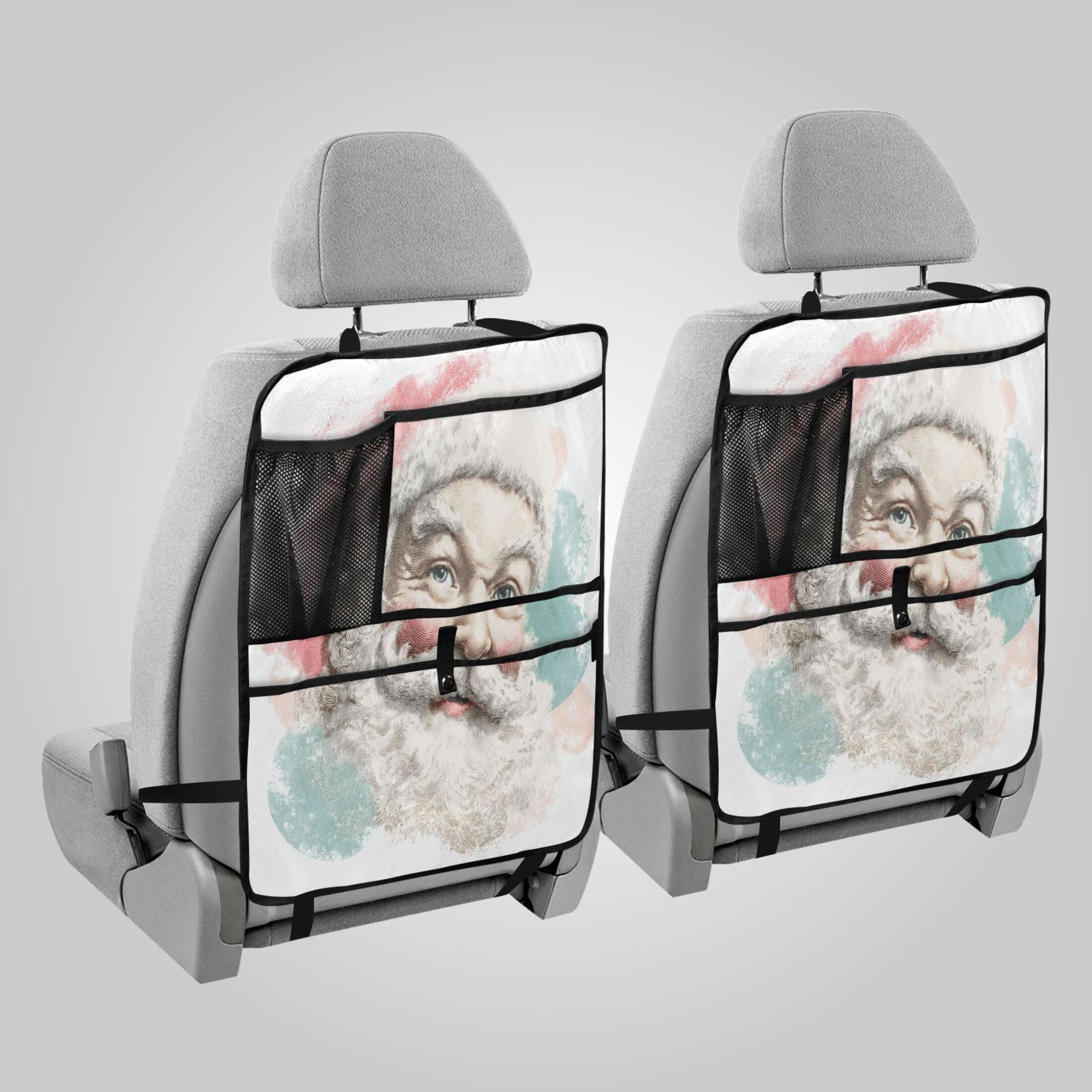 2Pack Car Back Seat Organizer Antique Nylon Fabric Thickened Waterproof ...