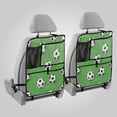 2Pack Car Back Seat Organizer Antique Nylon Fabric Thickened Waterproof ...