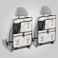 2Pack Car Back Seat Organizer Antique Nylon Fabric Thickened Waterproof ...