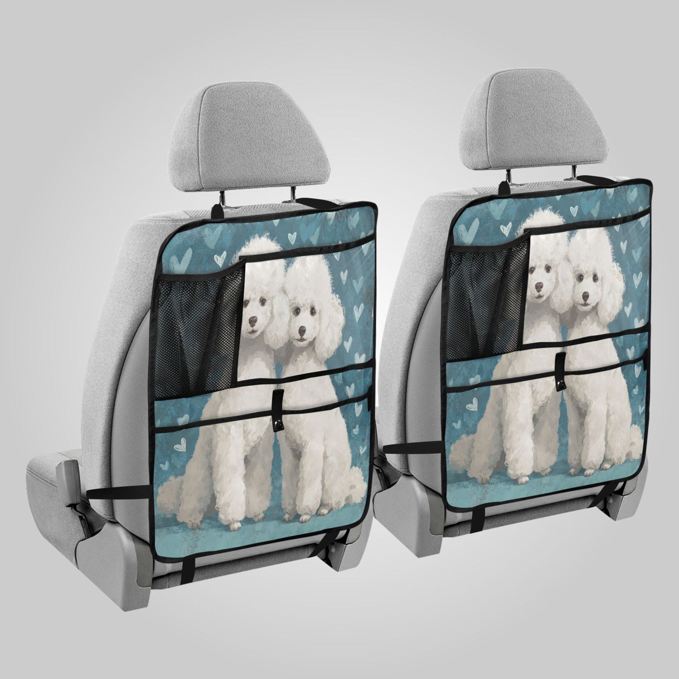 2Pack Car Back Seat Organizer Antique Nylon Fabric Thickened Waterproof ...