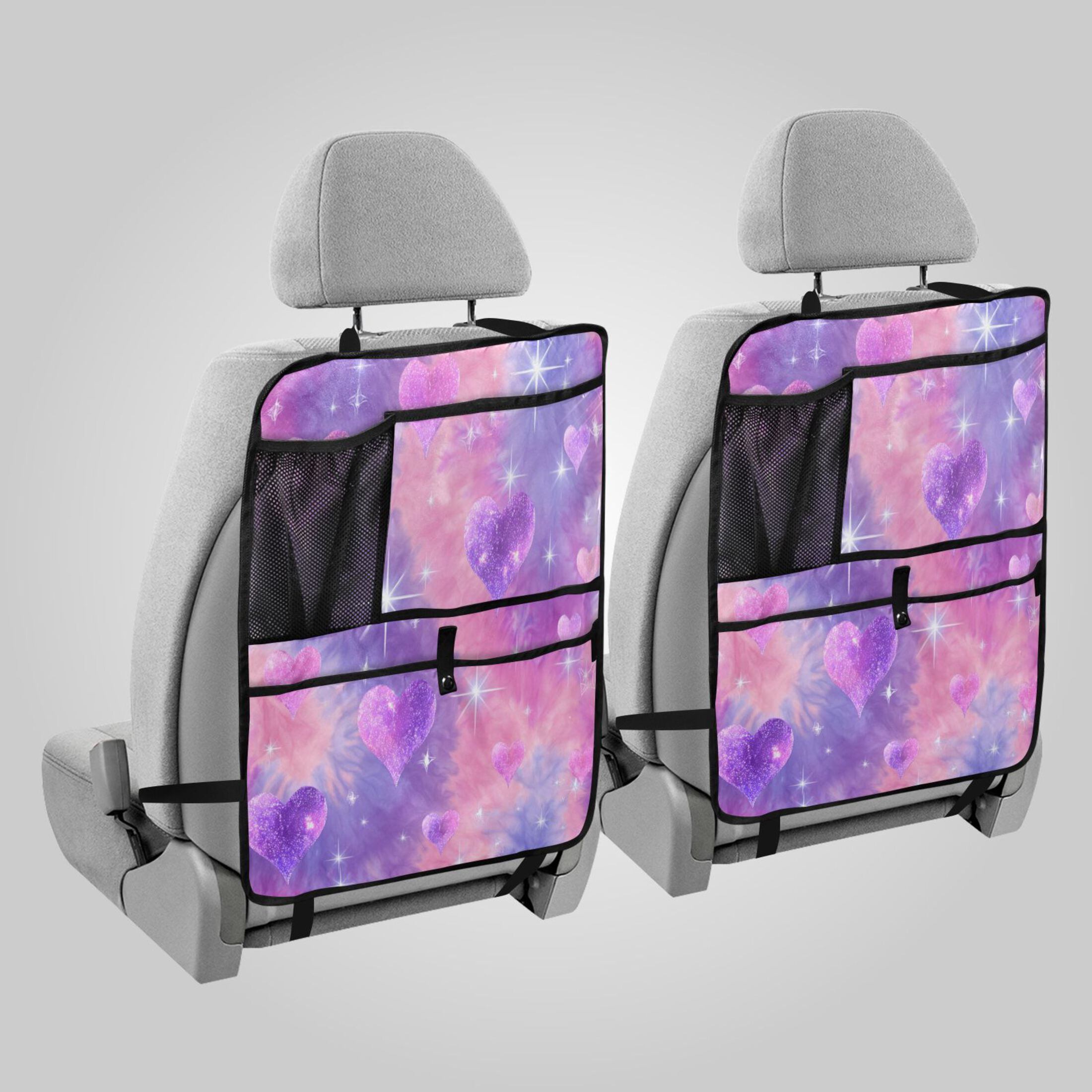 2Pack Car Back Seat Organizer Antique Nylon Fabric Thickened Waterproof ...