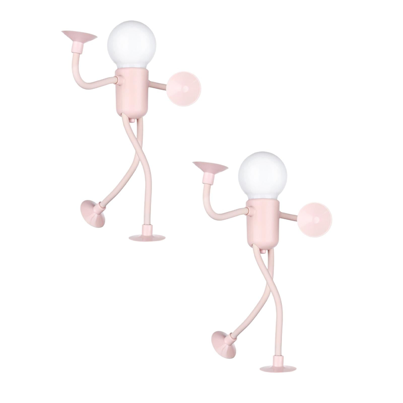 2Pack Changeable Shape Funny Night Light Diy Shape Night Lights Suction ...