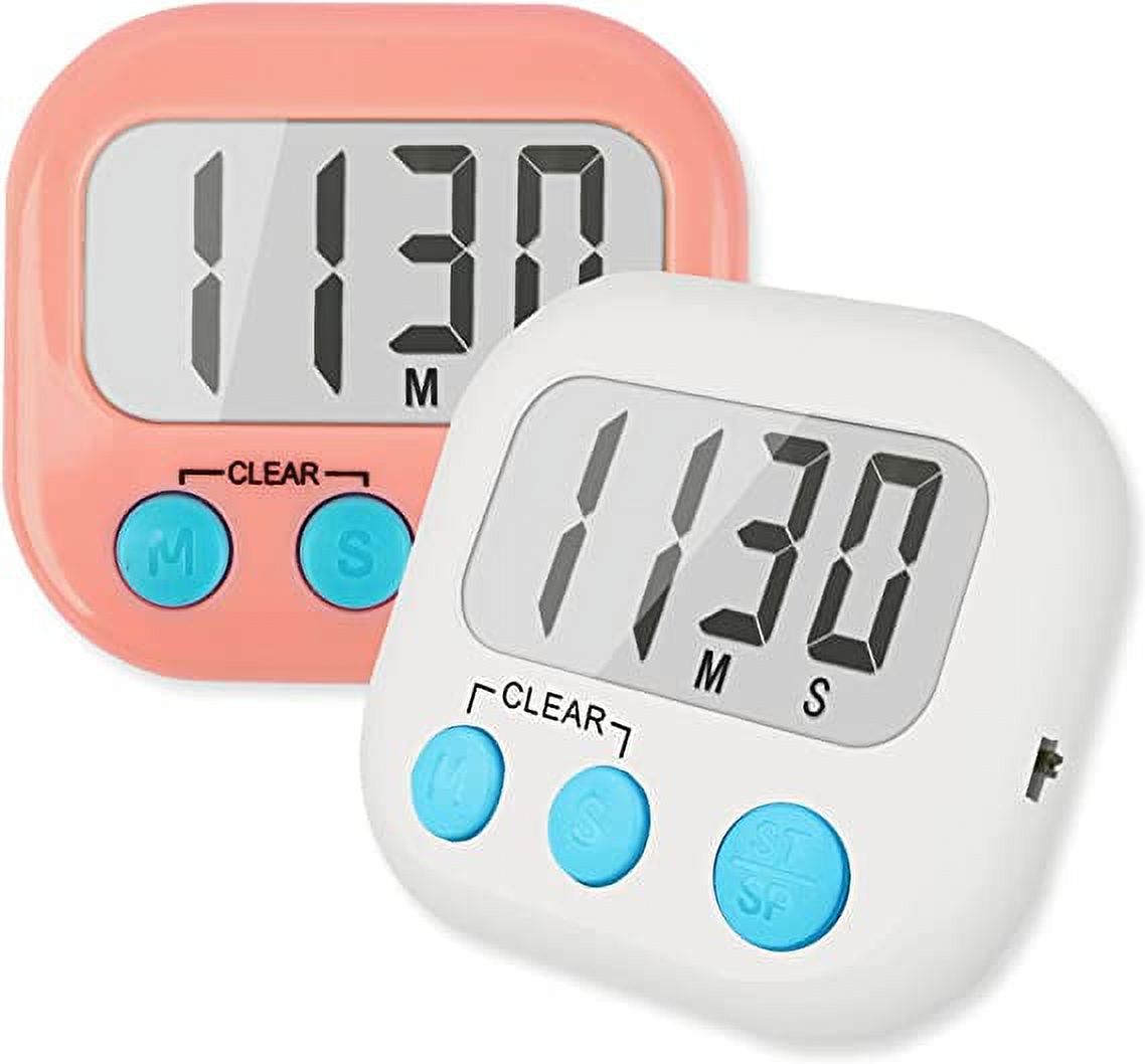 2Pack Classroom Timers for Teachers Kids Digital Timer Pink White ...