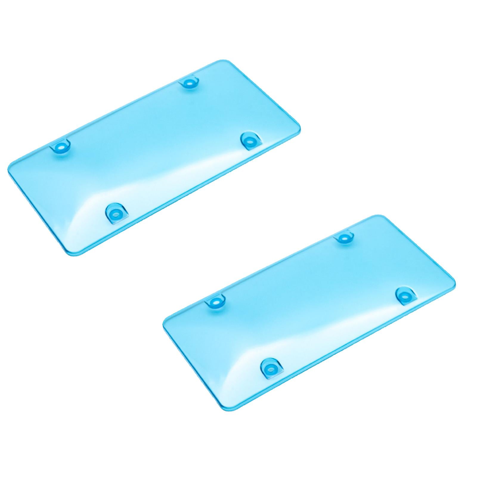 2Pack Clear License Plate Cover Frame 2Pcs All Weather Novelty/License ...