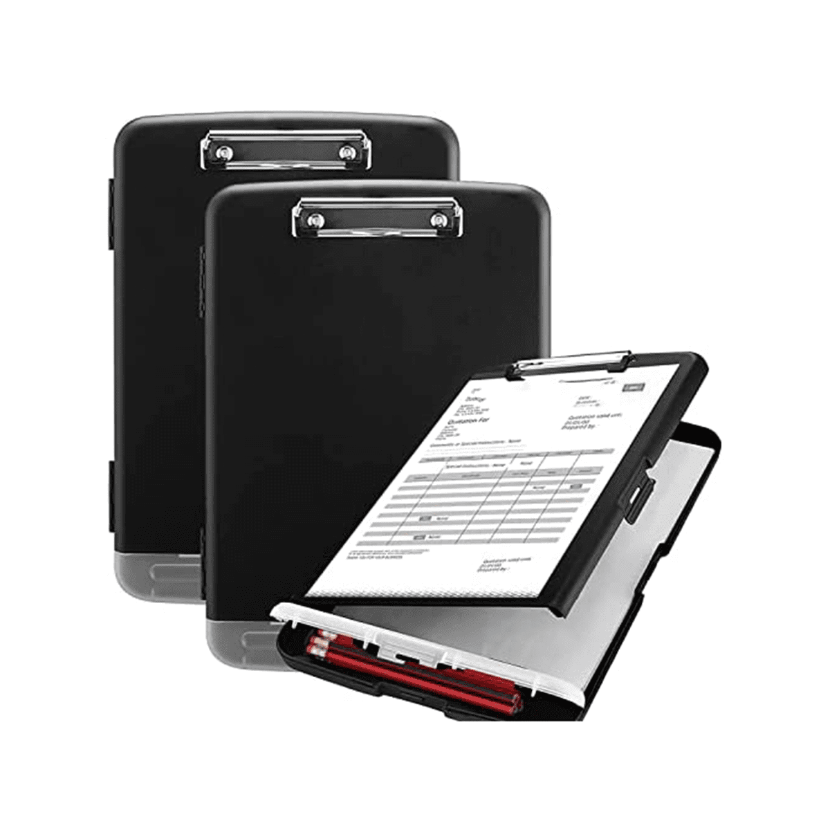 2Pack Clipboard with Storage,A4 Size High Capacity Nursing Clipboards ...